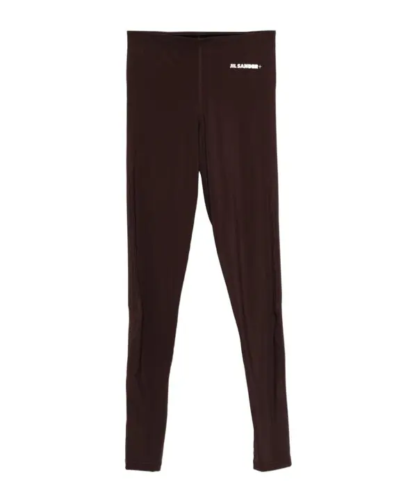 JIL SANDER Logo-embellished Leggings - Black