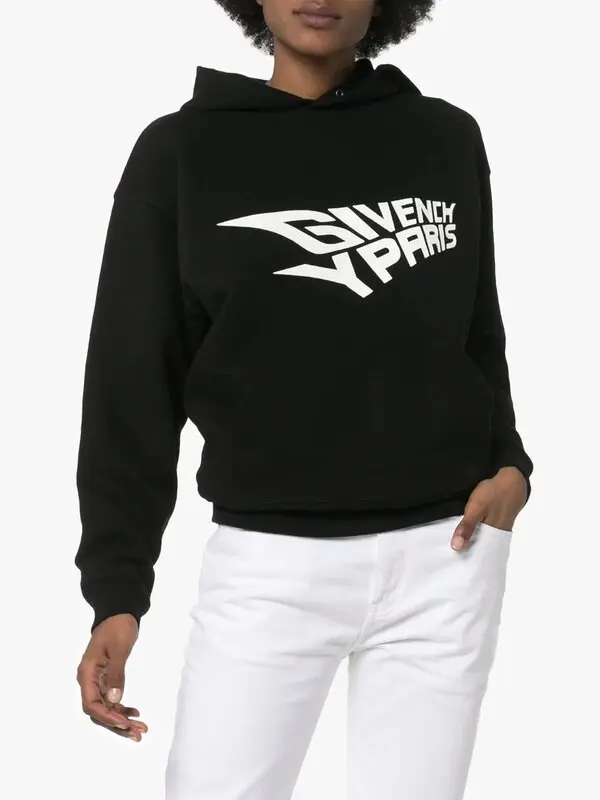 Givenchy Logo Printed Hooded Sweater
