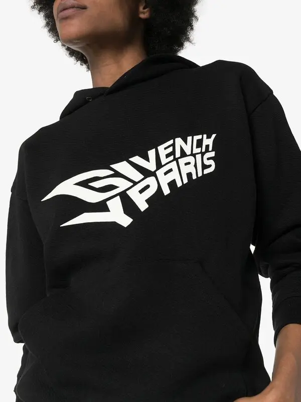 Givenchy Logo Printed Hooded Sweater