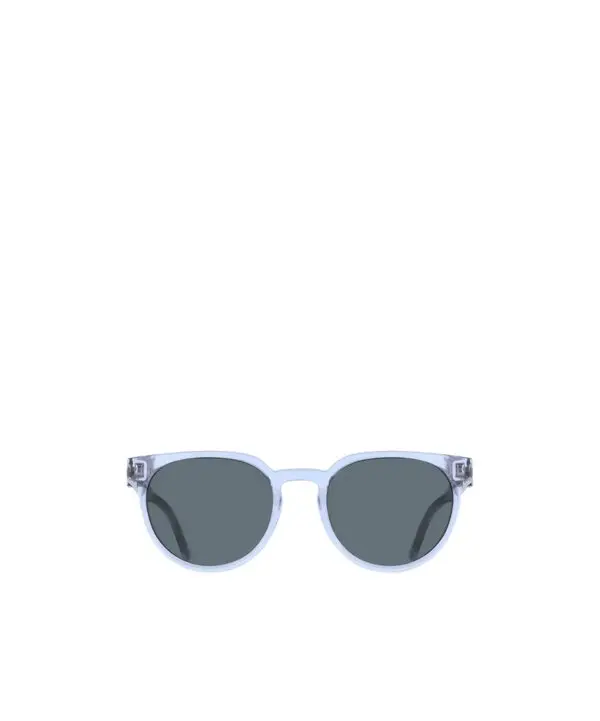 FERRAGAMO Round Frame Sunglasses - Transparent Grey