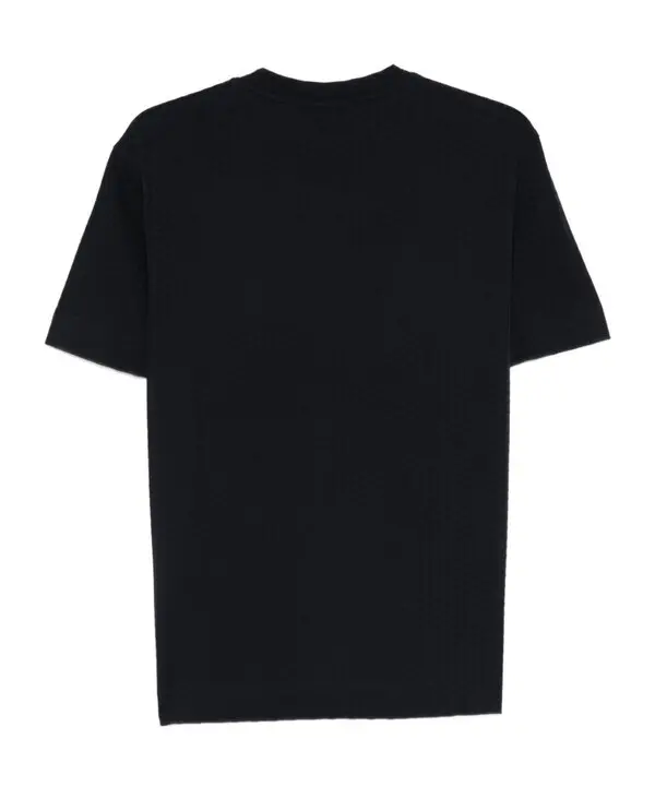 Emporio Armani Textured T-shirt - Black