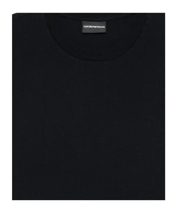 Emporio Armani Textured T-shirt - Black