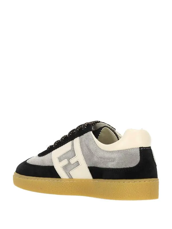 Fendi Colorblocked Lace-up Sneakers - Multicolor