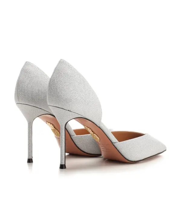 AQUAZZURA Uptown Pointed-toe Pumps - White