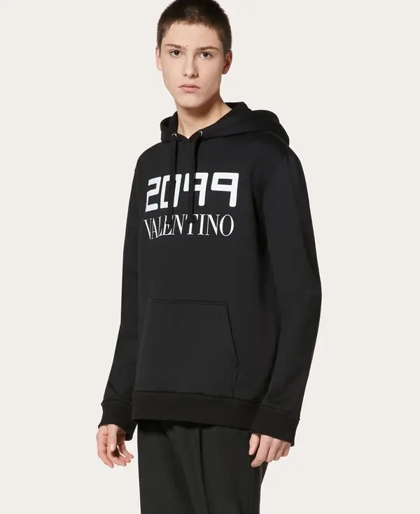 Valentino Garavani Logo Printed Hoodie