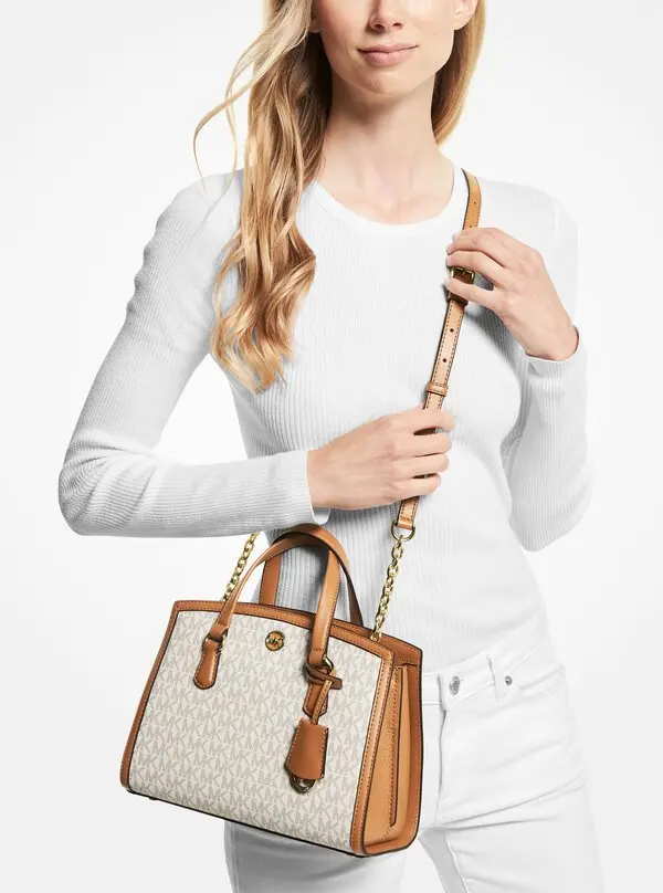 Michael Kors Chantal Small Logo Messenger Bag