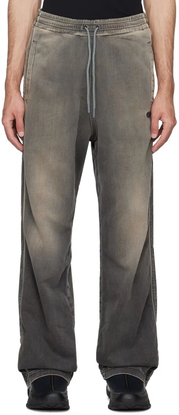 DIESEL® D-martians Wide-leg Track Jeans