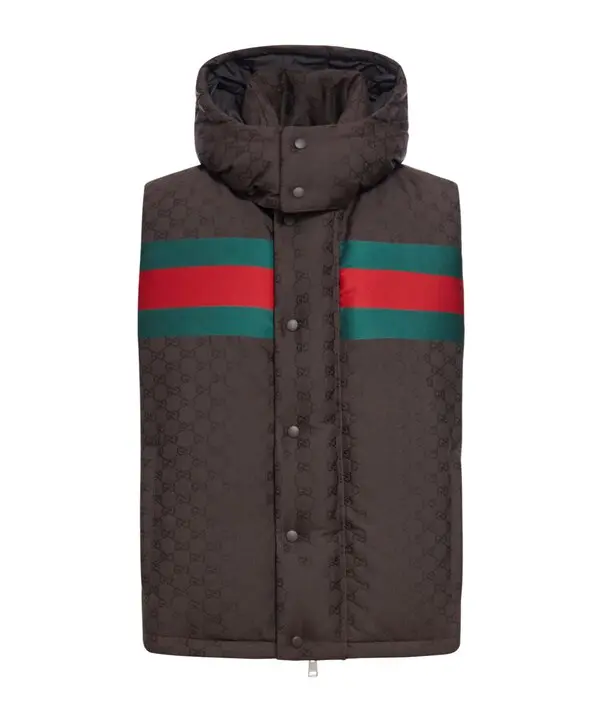 Gucci Gg Printed Padded Gilet