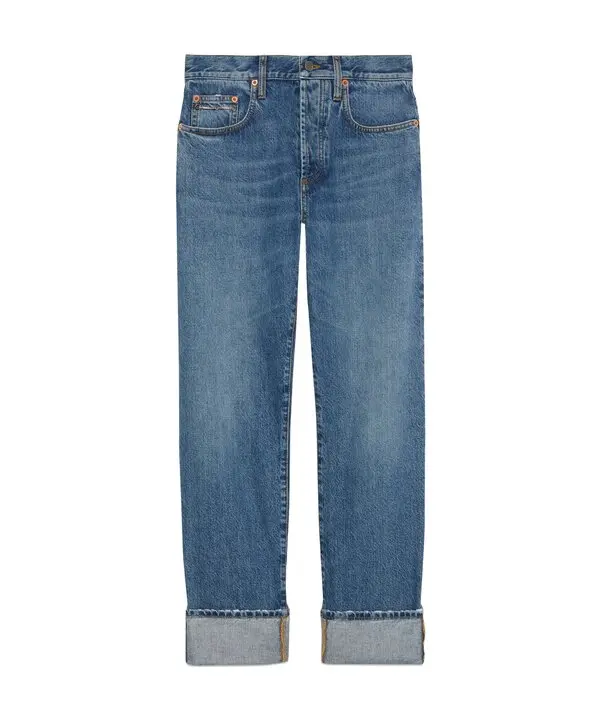 Gucci Logo Embellished Jeans