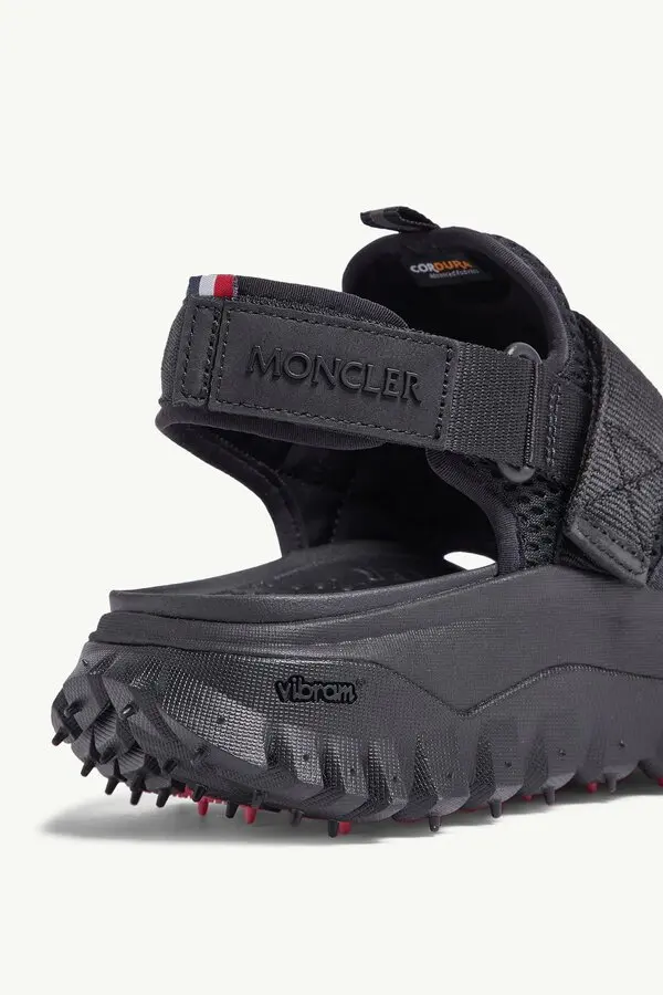 Moncler Trailgrip Vela Sandals - Black