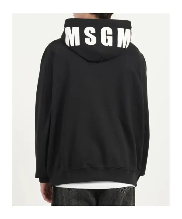 MSGM Logo Printed Hoodie