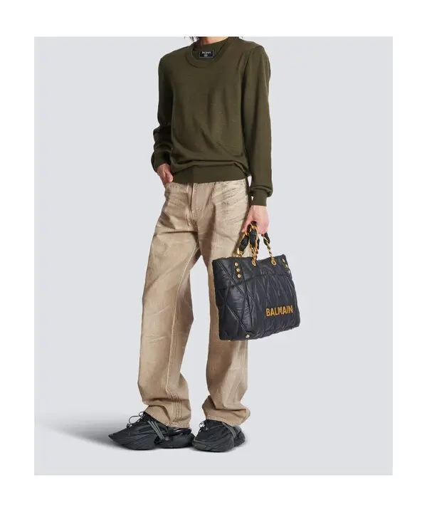 Balmain Loose-fit Denim Jeans - Beige