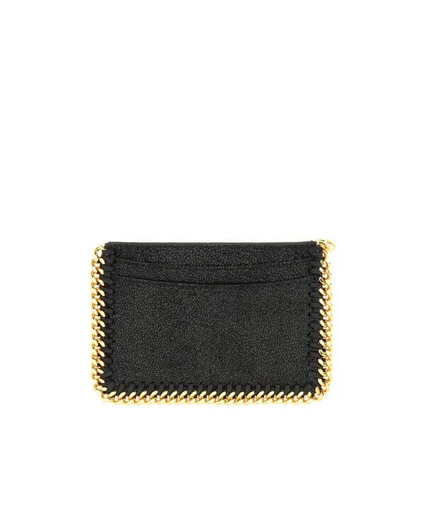 Stella McCartney Logo Plaque Wallet - Black