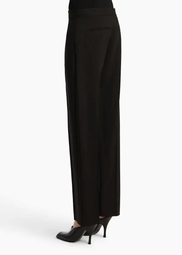 Khaite Callen Wool Track Pants
