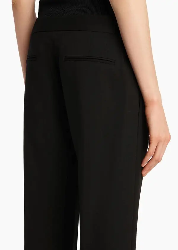 Khaite Callen Wool Track Pants