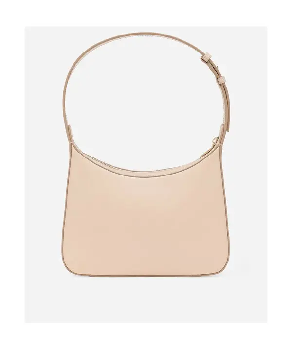 Dolce & Gabbana Logo Plaque Shoulder Bag - Nude