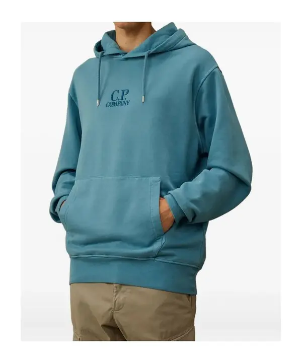 C.P. COMPANY Embroidered Logo Hoodie