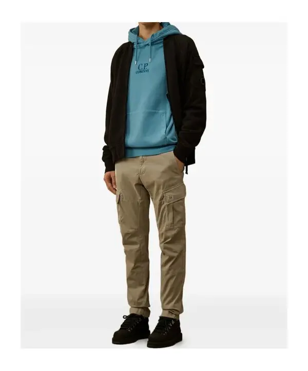 C.P. COMPANY Embroidered Logo Hoodie