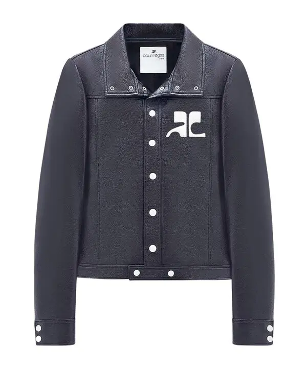 COURREGES Reedition Vinyl Jacket - Black