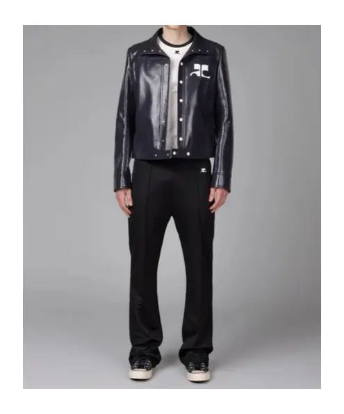 COURREGES Reedition Vinyl Jacket - Black