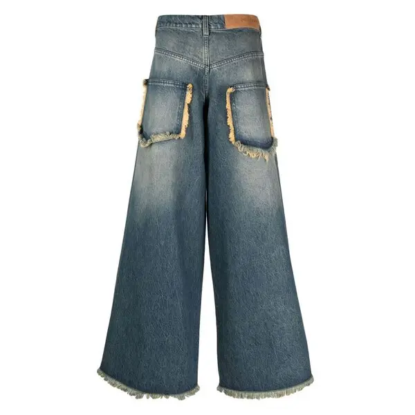 Moncler X Palm Angels Wide Leg Jeans