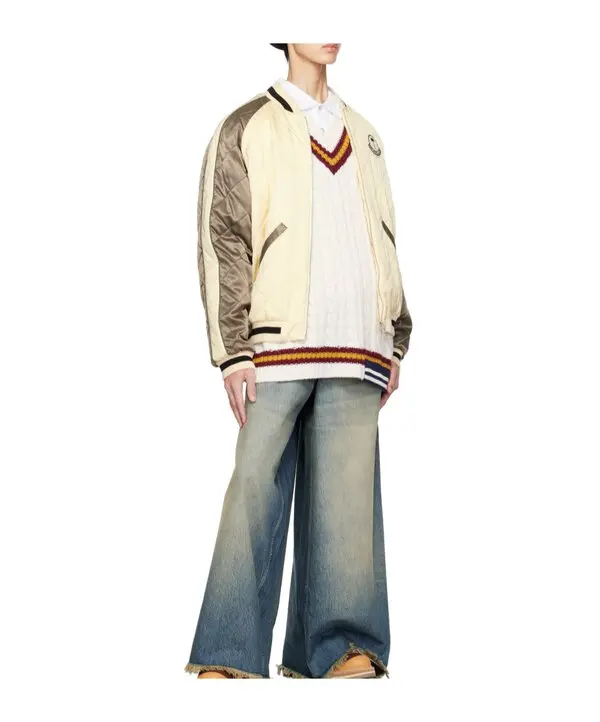 Moncler X Palm Angels Wide Leg Jeans