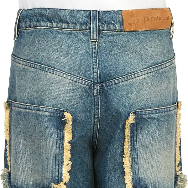 Moncler X Palm Angels Wide Leg Jeans