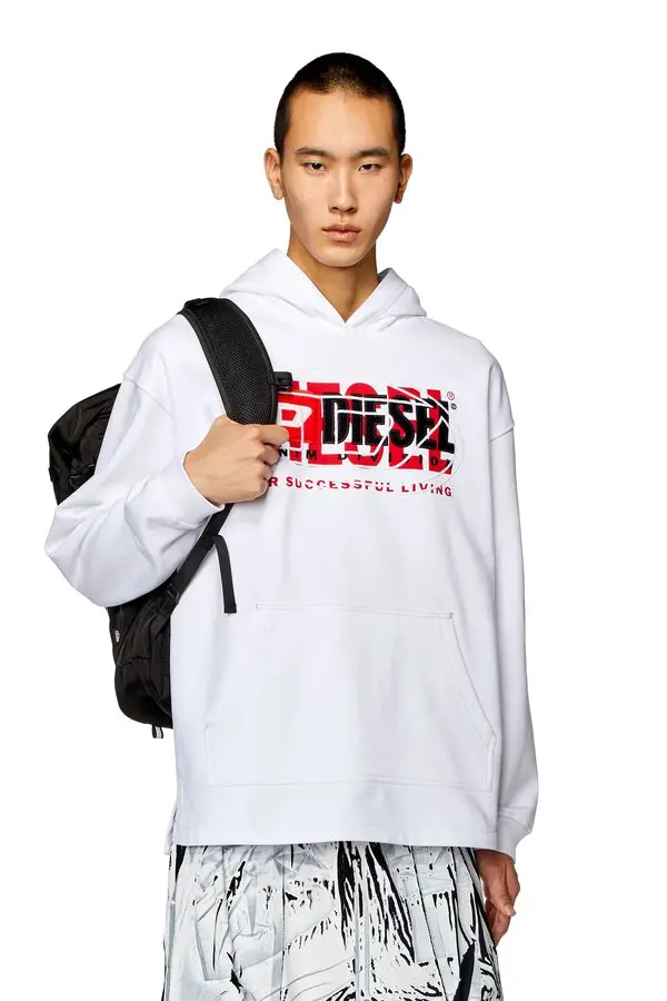 DIESEL® Layered Logo Hoodie