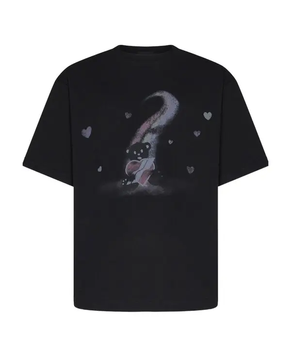 We11Done Teddy Bear Printed Crewneck T-shirt