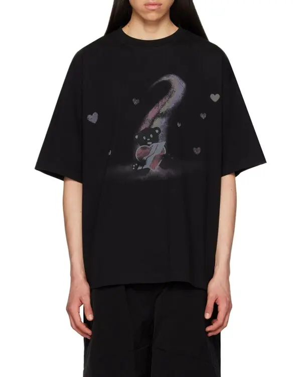 We11Done Teddy Bear Printed Crewneck T-shirt