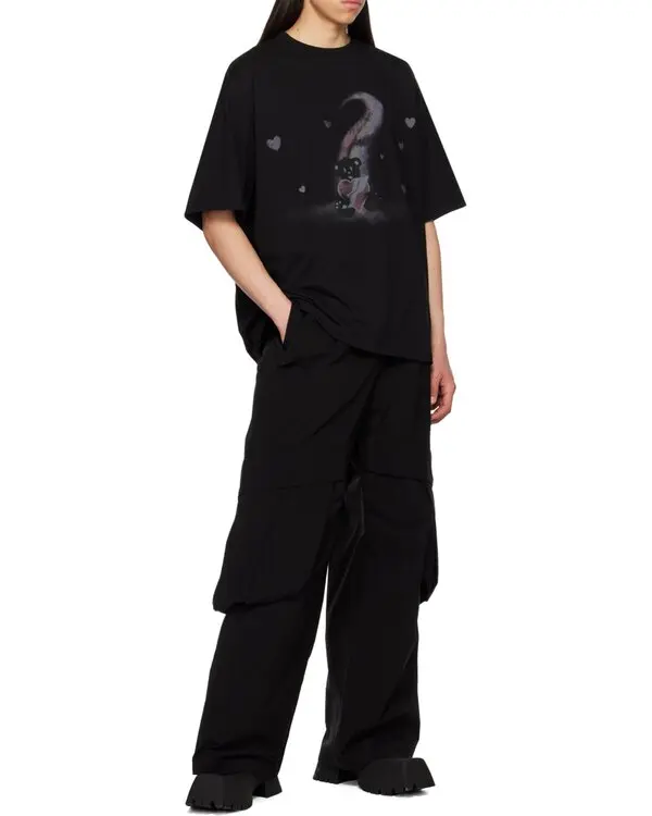 We11Done Teddy Bear Printed Crewneck T-shirt