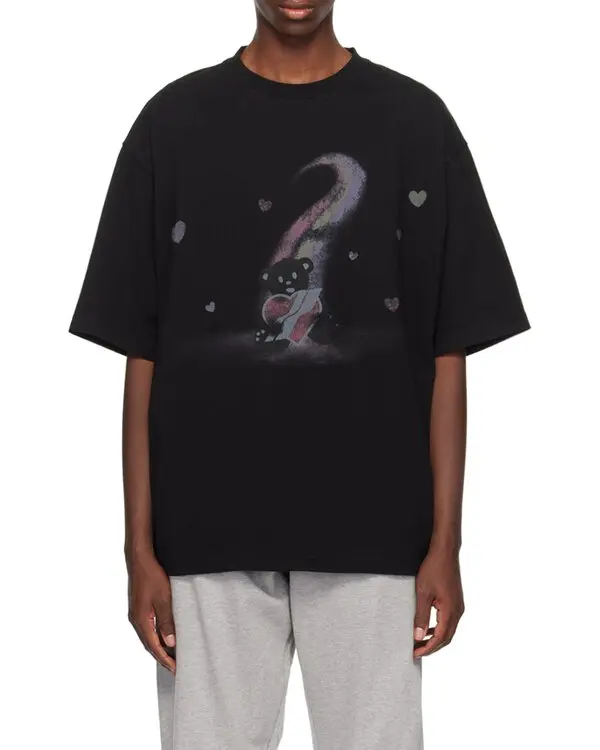 We11Done Teddy Bear Printed Crewneck T-shirt