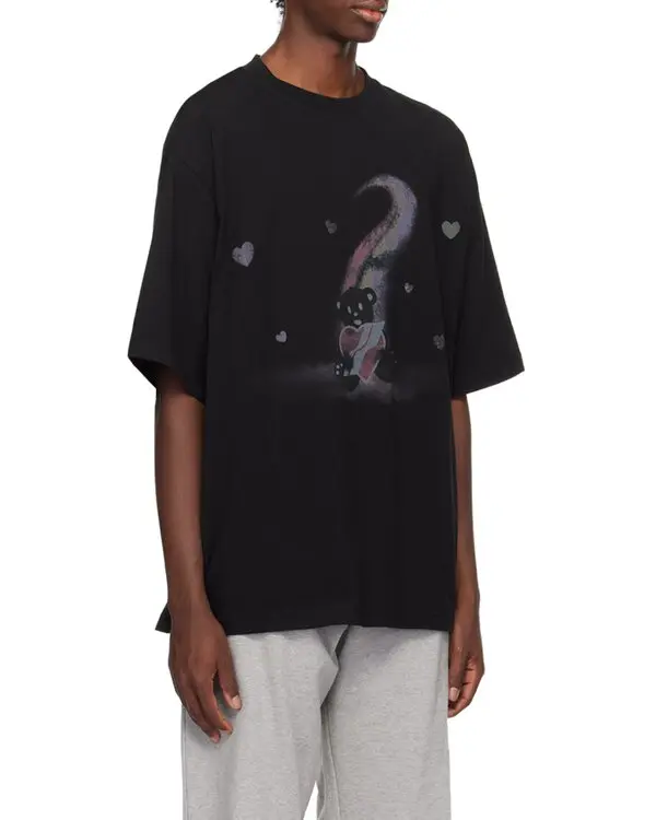 We11Done Teddy Bear Printed Crewneck T-shirt