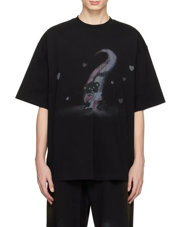 We11Done Teddy Bear Printed Crewneck T-shirt