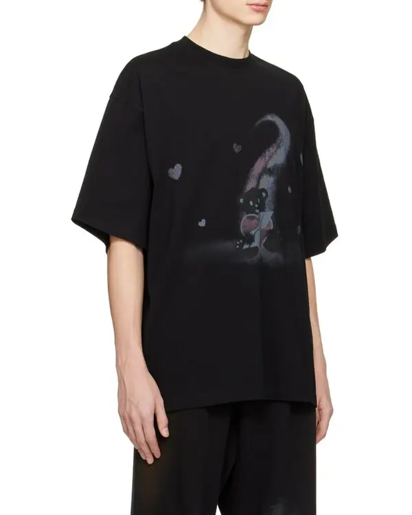 We11Done Teddy Bear Printed Crewneck T-shirt