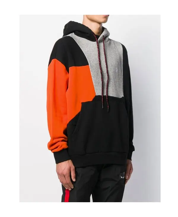 MARCELO BURLON COUNTY OF MILAN Color Blocked Hooded Sweater