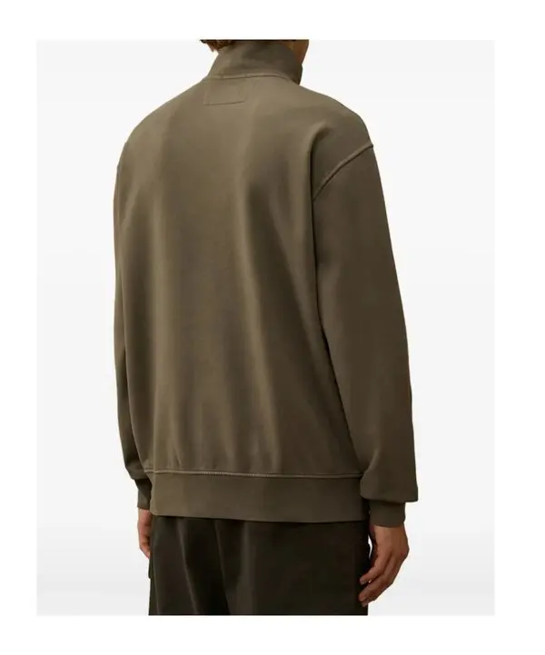 C.P. COMPANY Half-zip Lens-pocket Sweatshirt - Grey