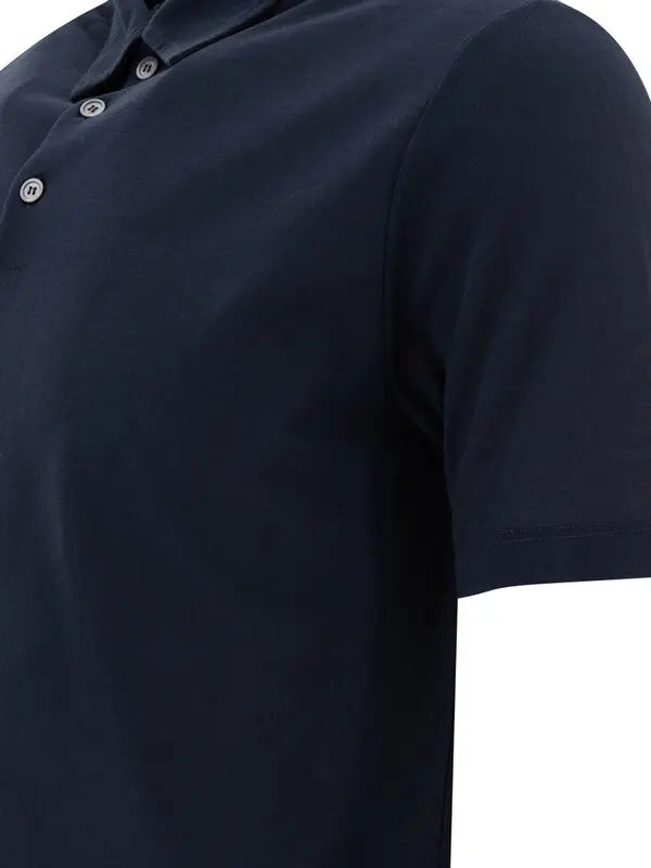 ZANONE Classic Polo Shirt - Blue