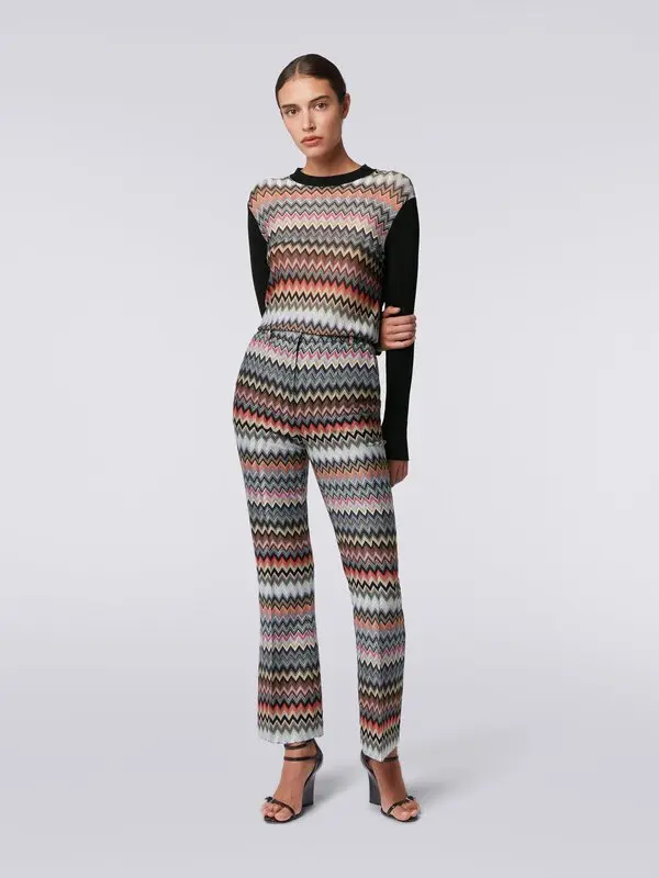 Missoni Zig-zag Straight-leg Pants - Multicolor