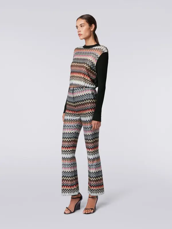 Missoni Zig-zag Straight-leg Pants - Multicolor