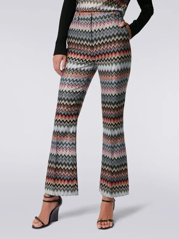 Missoni Zig-zag Straight-leg Pants - Multicolor