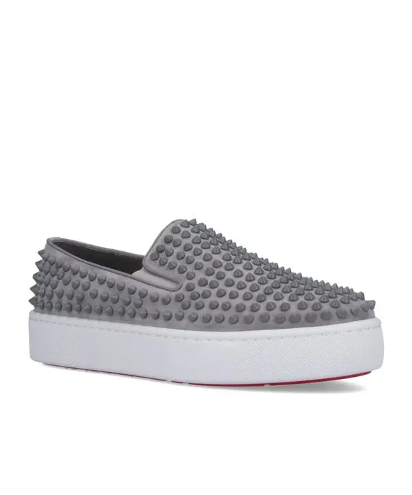 CHRISTIAN LOUBOUTIN Studded Slip-on Sneakers