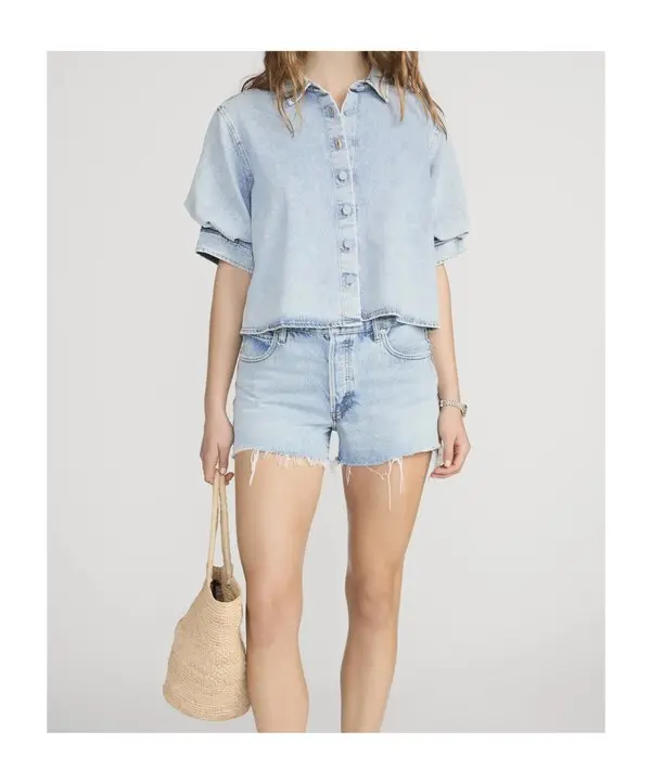 FRAME The Billow Sleeve Shirt - Puffin