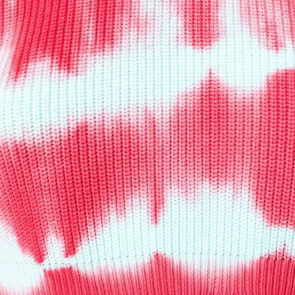 MSGM Distressed Tie-dye Knit Pullover