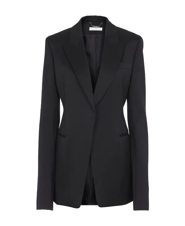 Chloé Single-breasted Tailored Jacket - Black