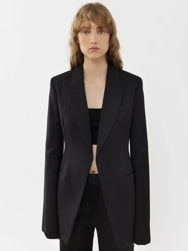 Chloé Single-breasted Tailored Jacket - Black