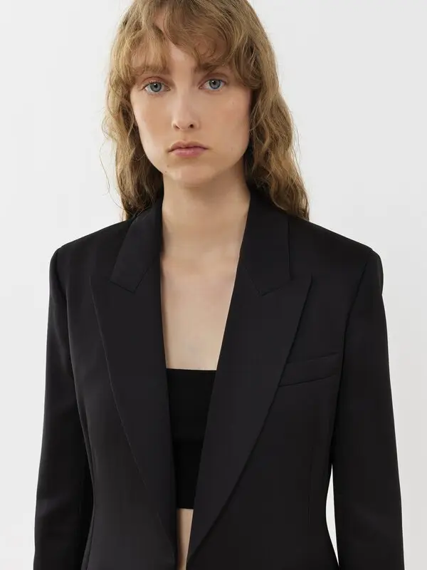 Chloé Single-breasted Tailored Jacket - Black