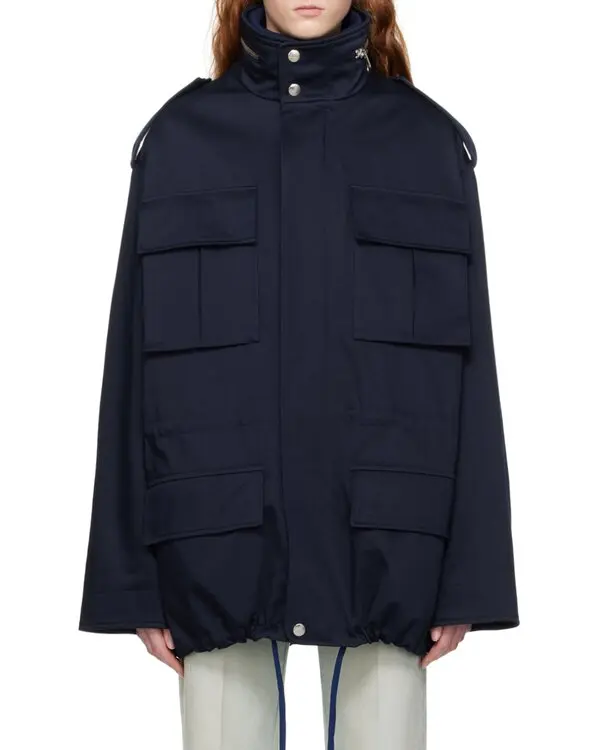 AMI Paris High-neck Zip-up Jacket