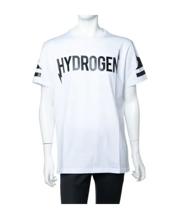 HYDROGEN Logo Printed T-shirt - White