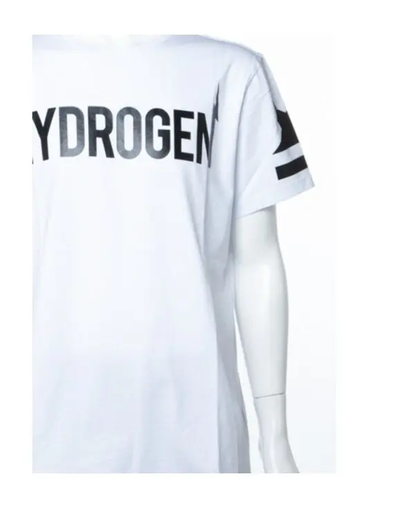 HYDROGEN Logo Printed T-shirt - White